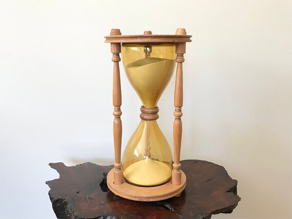 Rare Blenko Hourglass Amber Glass 12.5 MCM Large Blenko Sand - Etsy