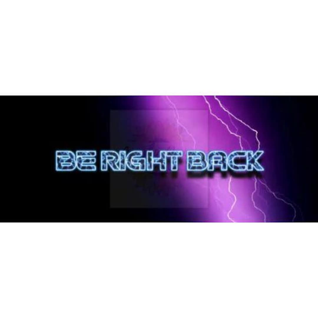 Be Right Back, Twitch Overlay, Stream Banner, AFK, Animated Twitch Banner - Etsy
