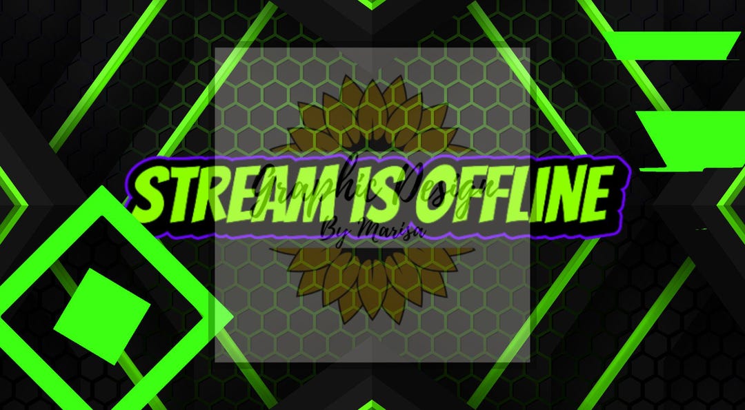 Stream Offline, Twitch Overlay, Stream Banner, AFK, Animated Twitch ...