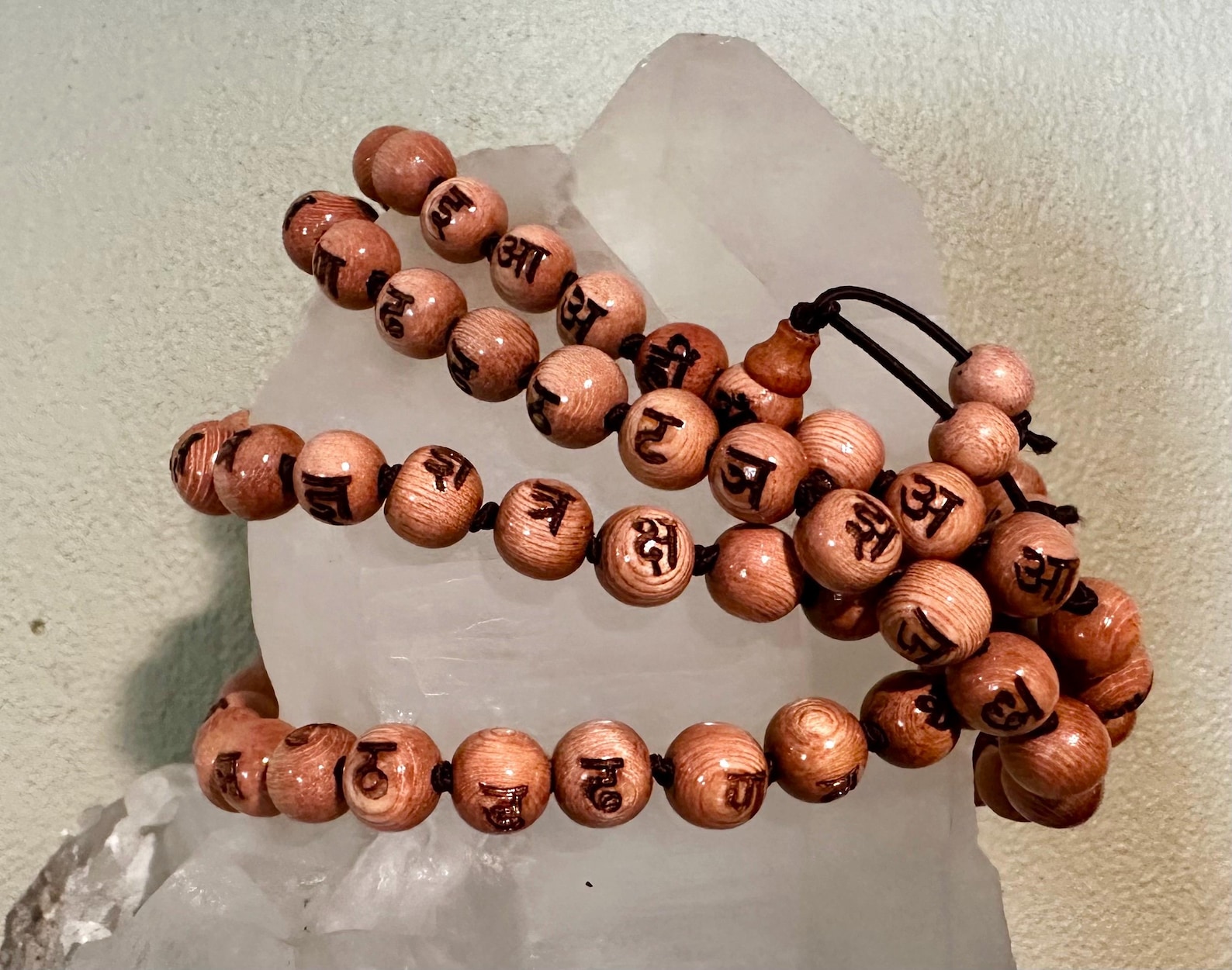 Sanskrit Alphabet Mantra Wrist Wrap Mala - Etsy