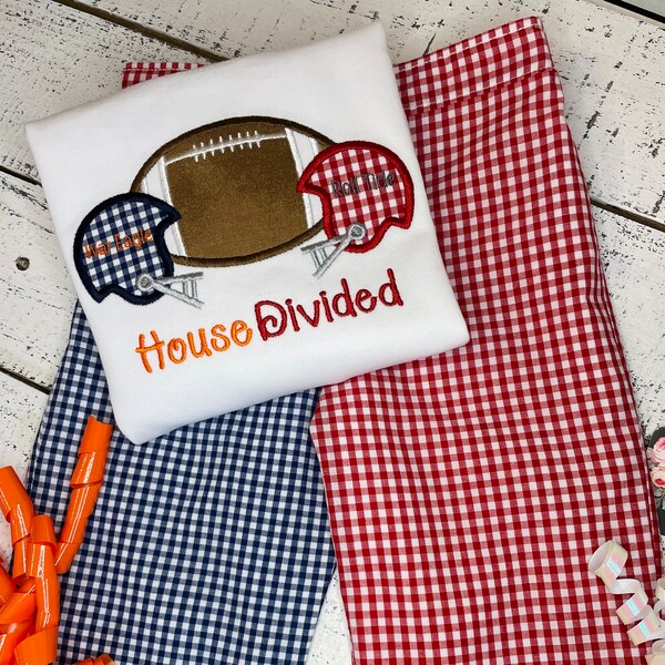 House Divided Football Toddler Shirt - Etsy