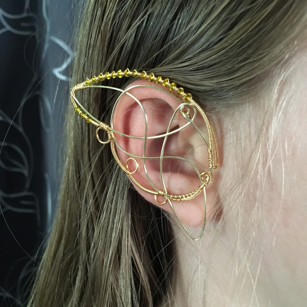 Elf Ear Wraps “celtic Butterfly” Pair (multiple Colors) - Etsy
