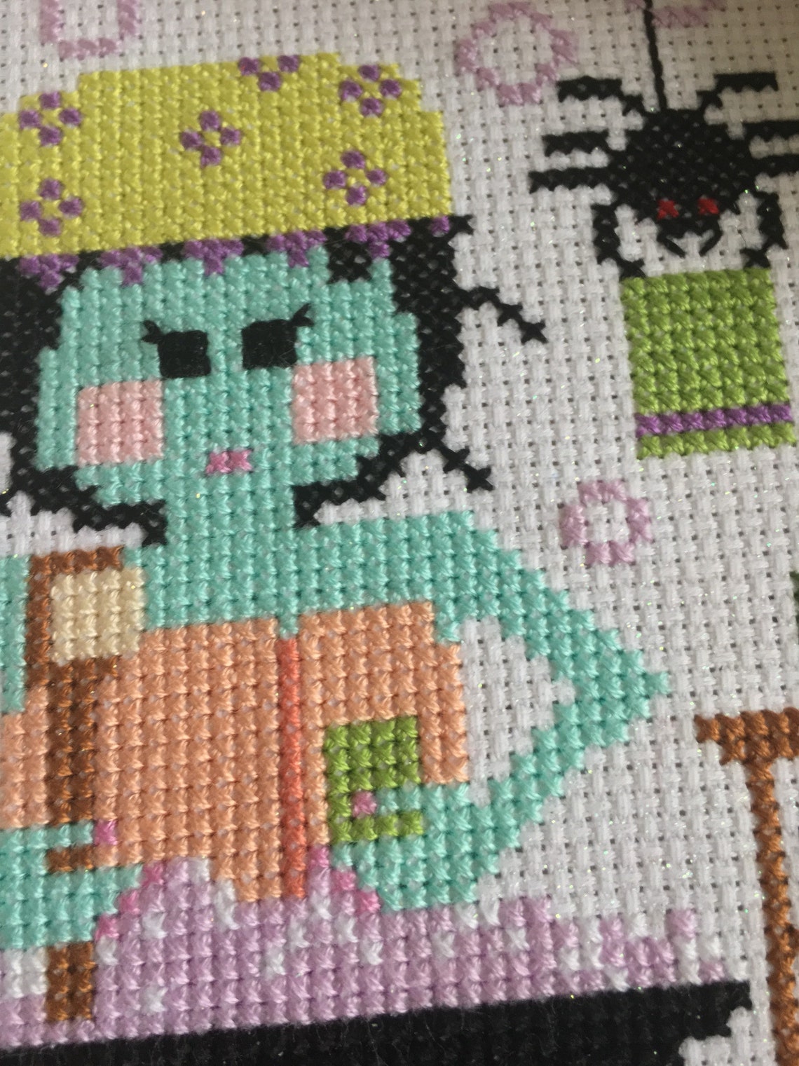 PDF Cross Stitch Pattern Hubble Bubble Chart Only. Witch | Etsy