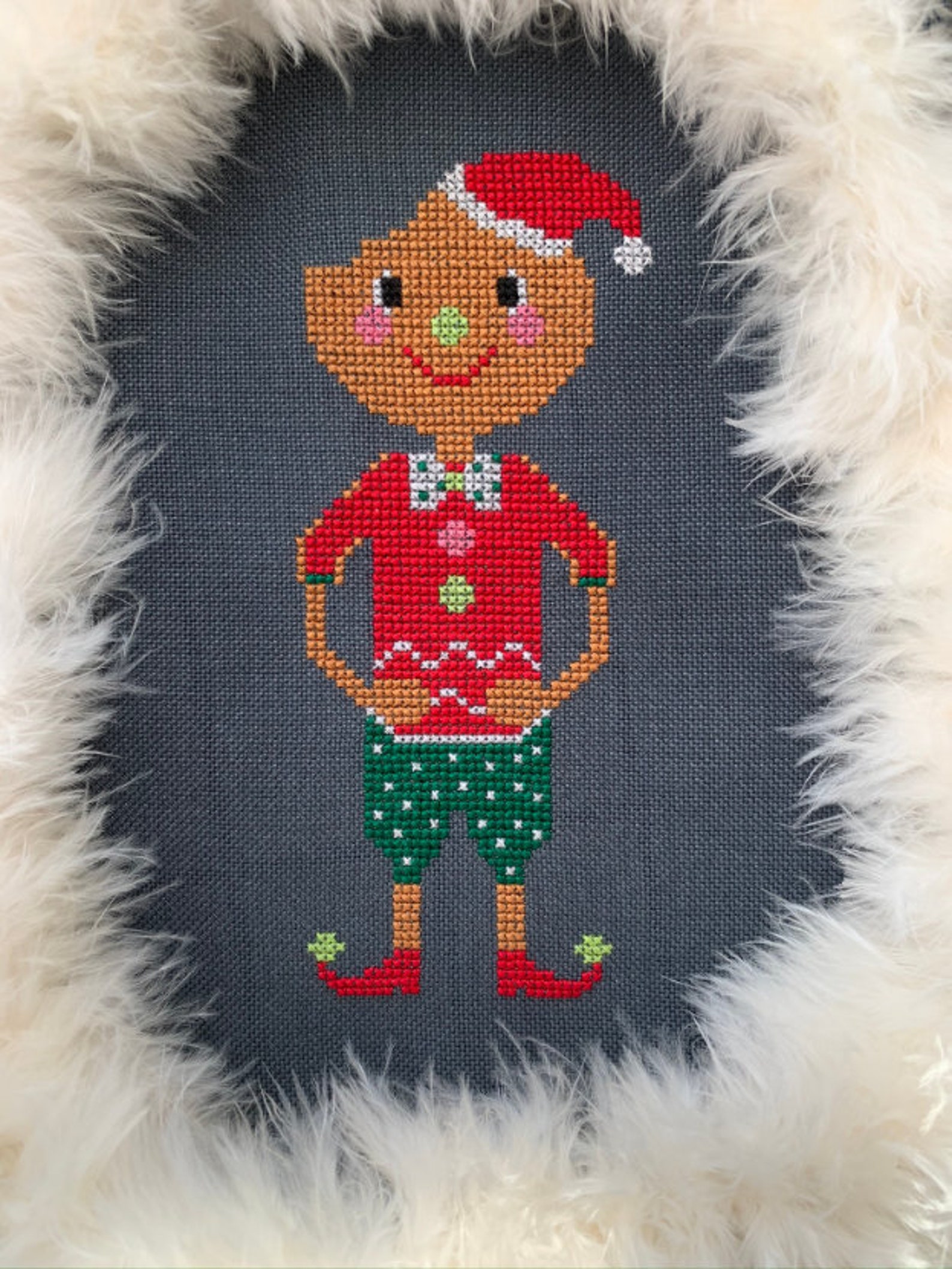 Christmas Gingerbread PDF Cross Stitch Pattern Sugar and Spice - Etsy