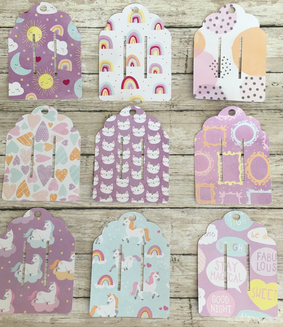 18-hair Bow Display Cards-hair Bows-display-cardstock | Etsy