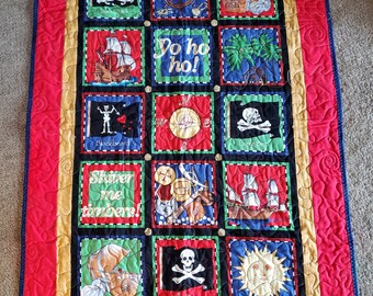 Pirate Quilt - Etsy