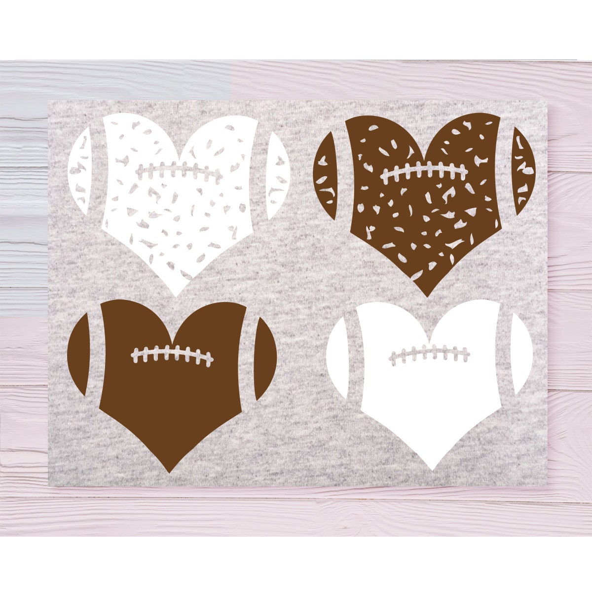 Football Svg Heart Football Svg Ball Football Svg Football - Etsy