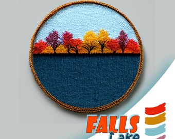 Lake Hand Embroidery Pattern - Etsy