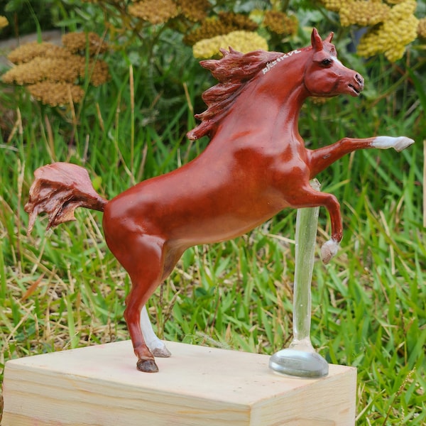 Resin Horse - Etsy