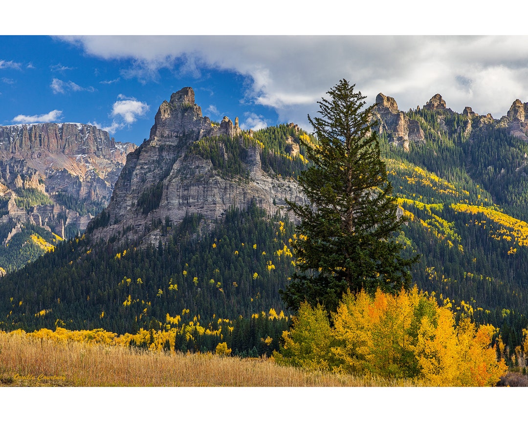 Colorado Mountains Fall Photography, Landscape Canvas and Metal Print ...