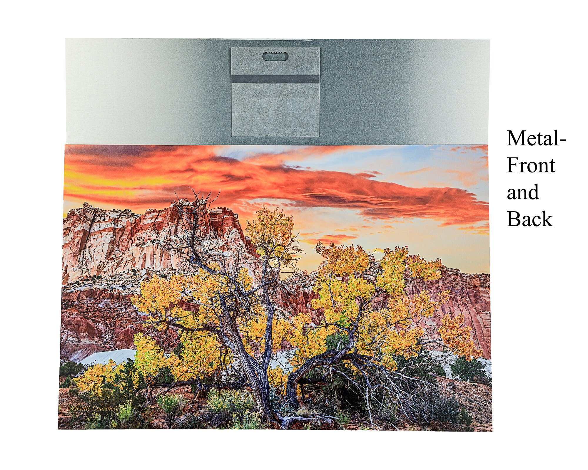 Colorado Mountains Sunset Reflection, Landscape Canvas and Metal Print ...