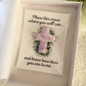Personalized Gift Boxed Prayer Cross Magnet, Christian Get Well Boxed ...