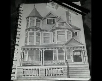 Victorian drawing | Etsy