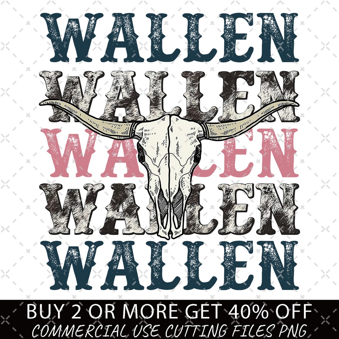 Wallen Png, Wallen Bullhead Png, Wallen Western Png, Cowgirl Wallen Png ...