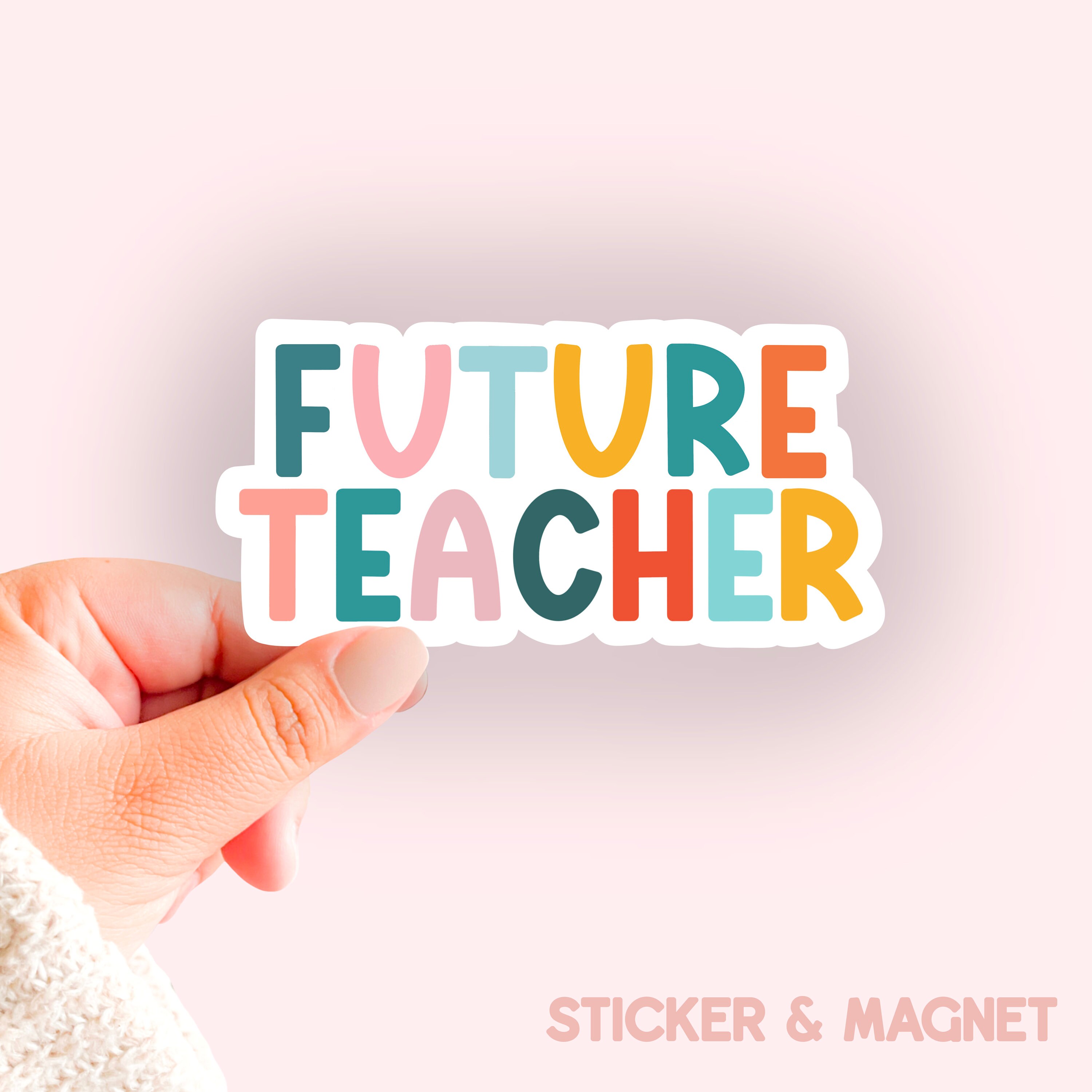 Future Teacher Sticker & Magnet - Etsy
