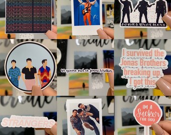 Jonas Brothers Stickers - Etsy