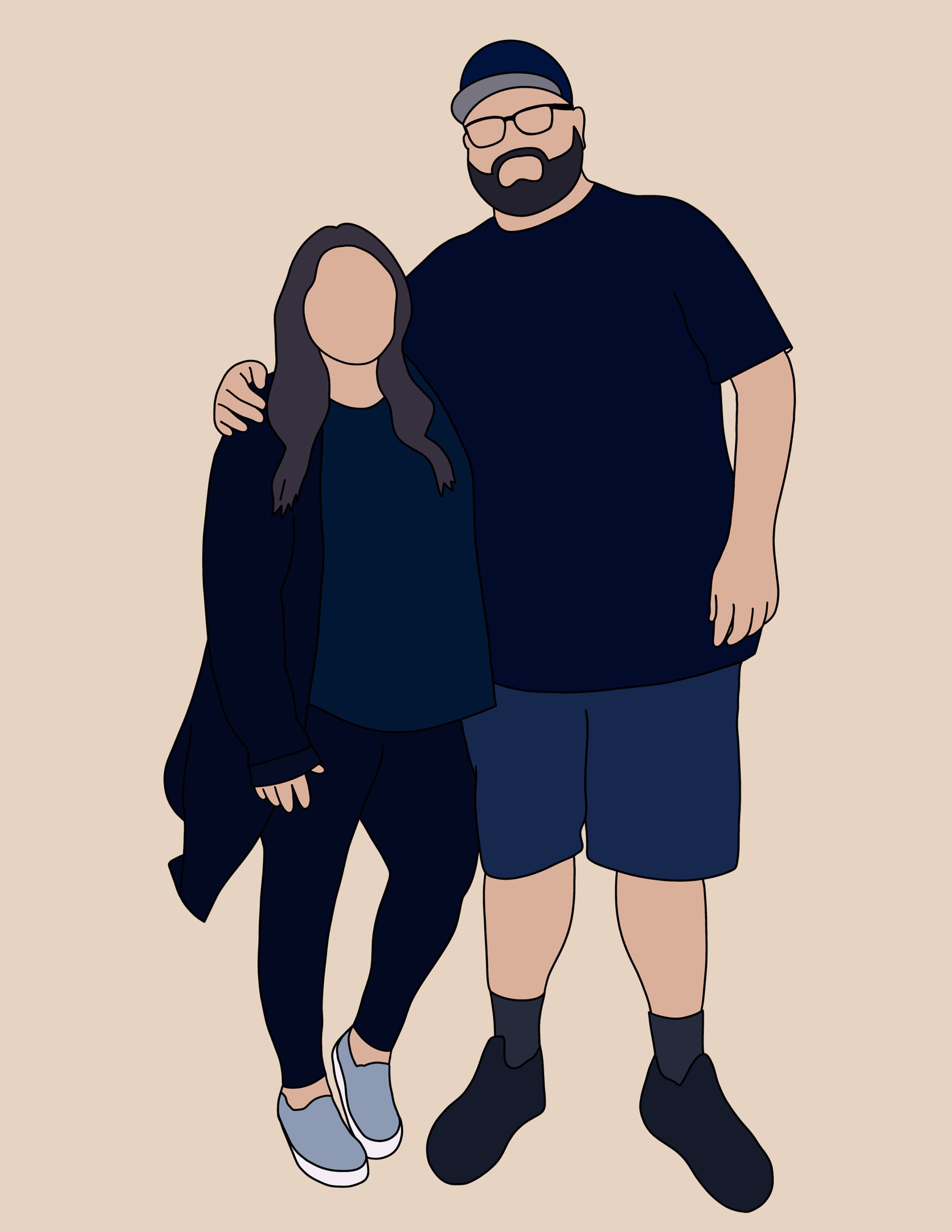 Custom Animated & Cartoon Portrait Perfect Gift for Family - Etsy