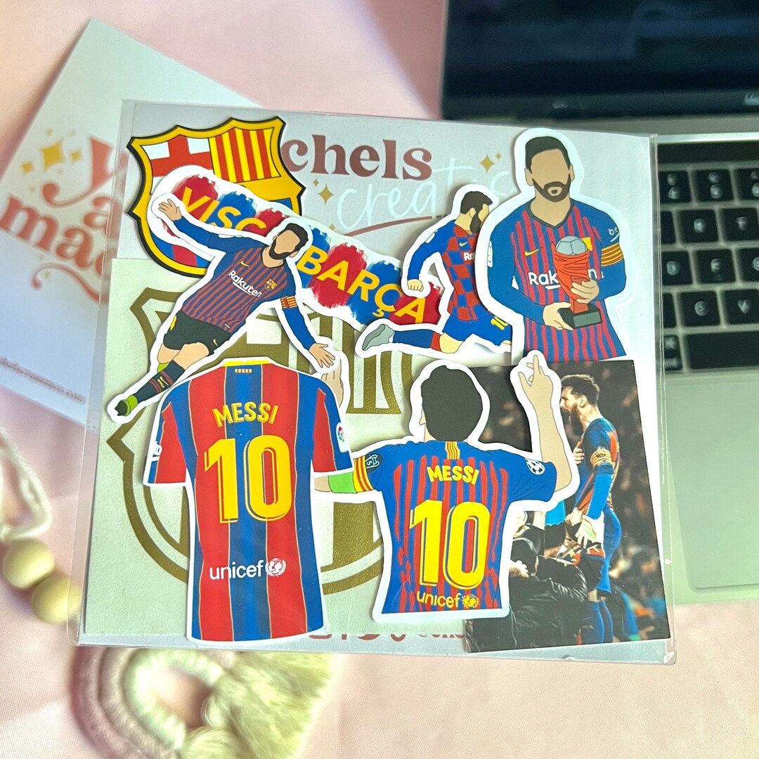 Lionel Messi Barcelona Sticker Pack Perfect for Laptop - Etsy