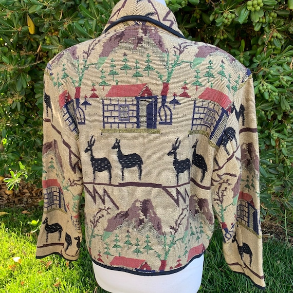 Vintage Tapestry Farm Jacket - Gem