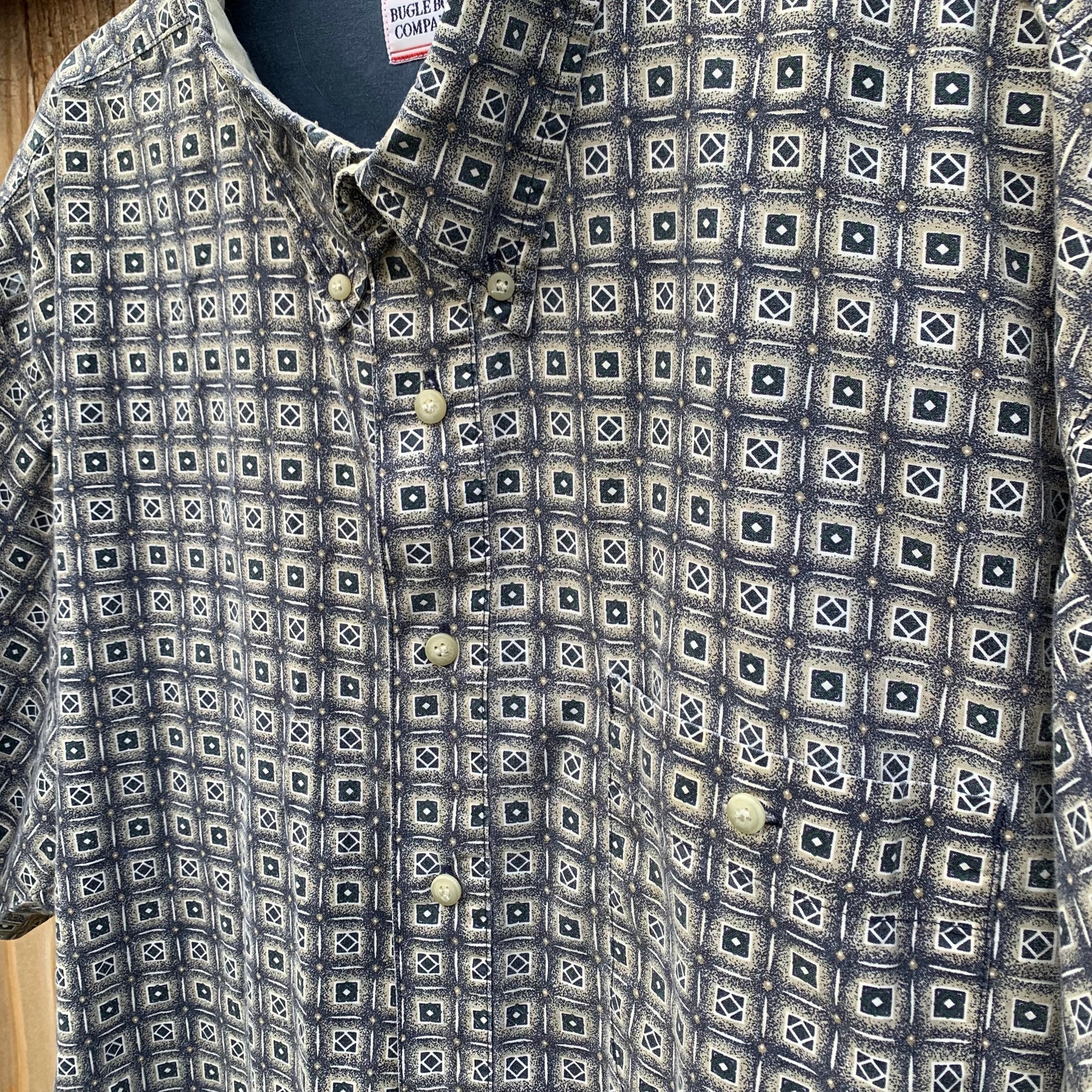 Mens Bugle Boy Button Shirt - Etsy