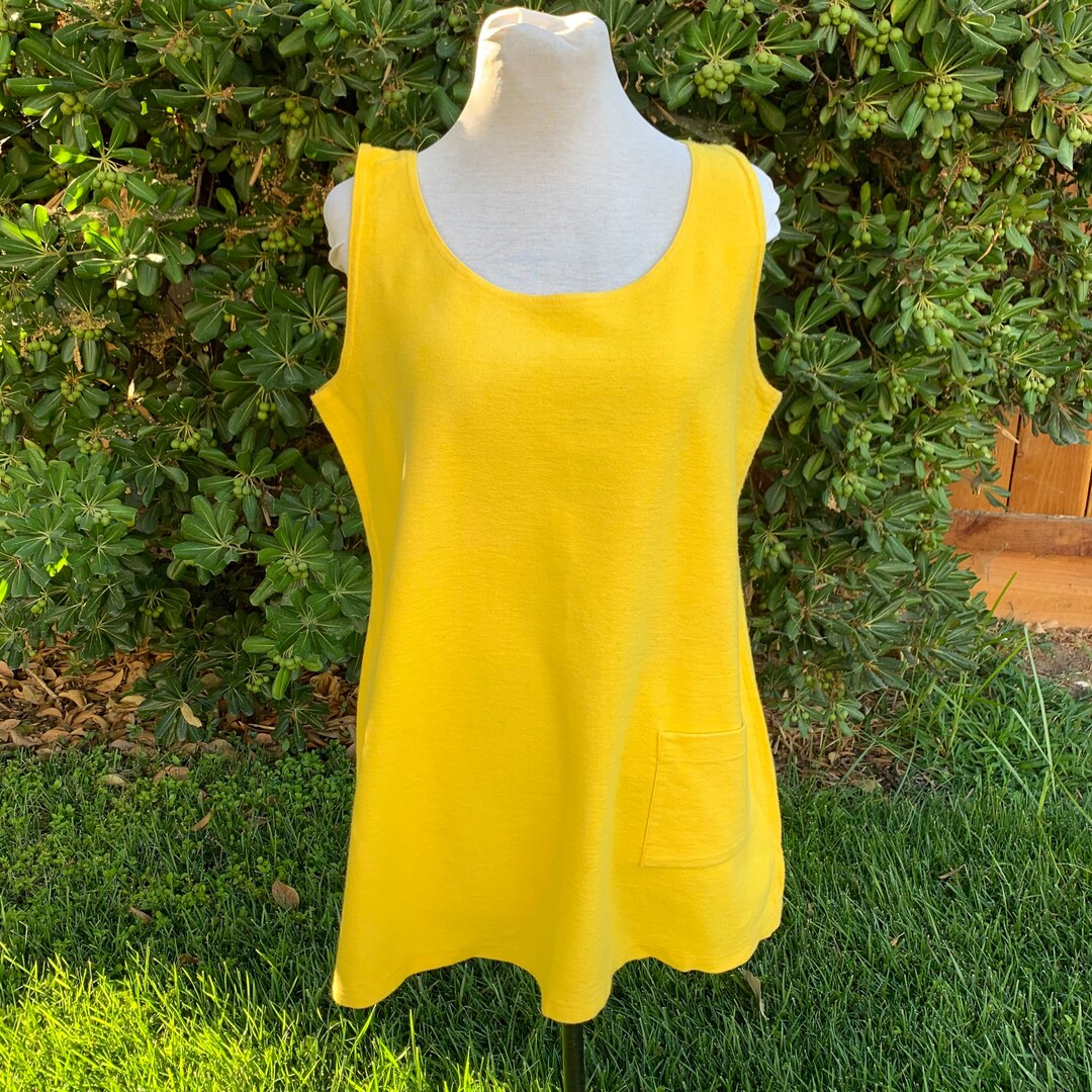Vintage Yellow Swim Cover-up - Etsy