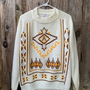 Vintage Acrylic Sweater, Fully Fashioned - Etsy