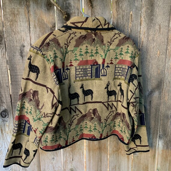 Vintage Tapestry Farm Jacket - Gem
