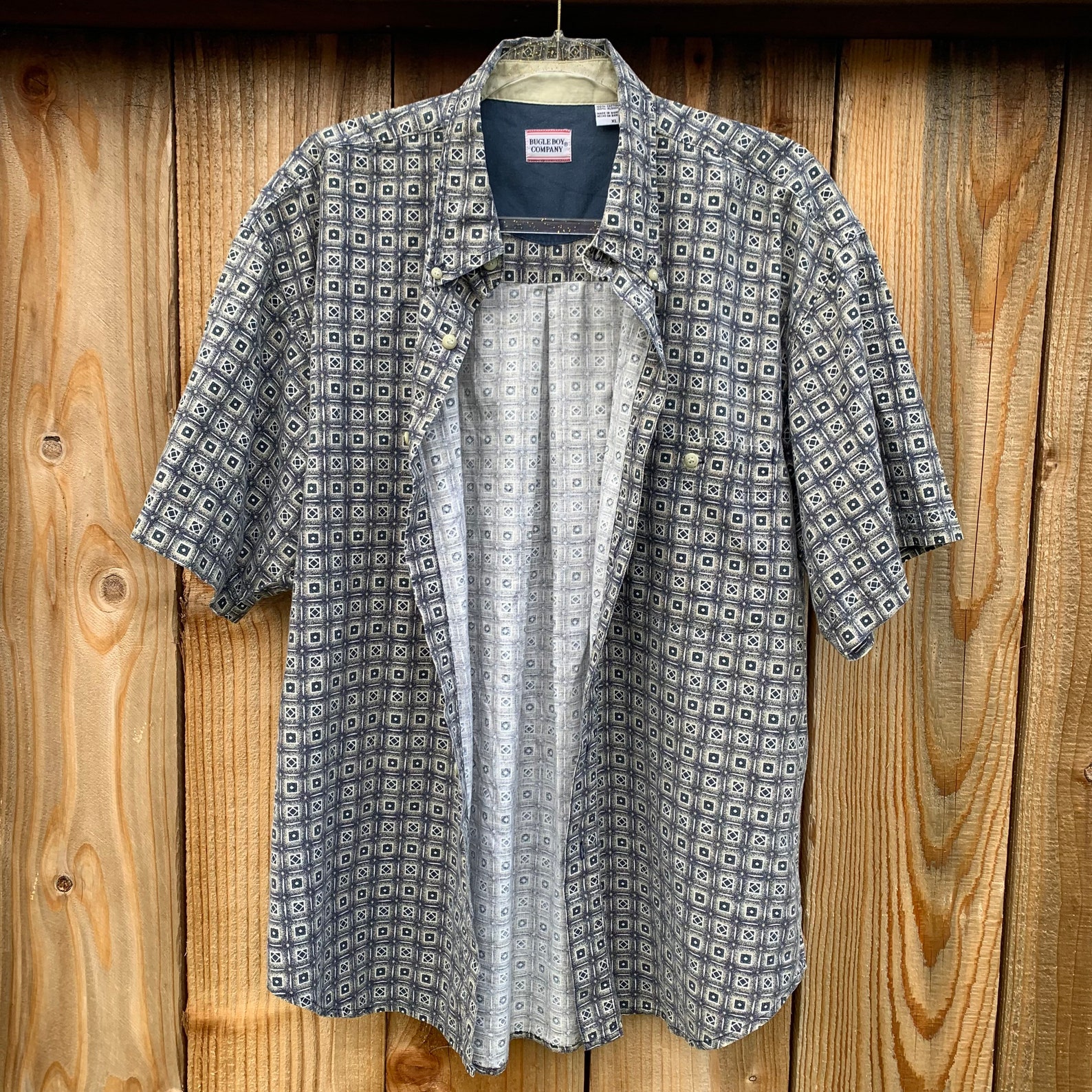 Mens Bugle Boy Button Shirt - Etsy