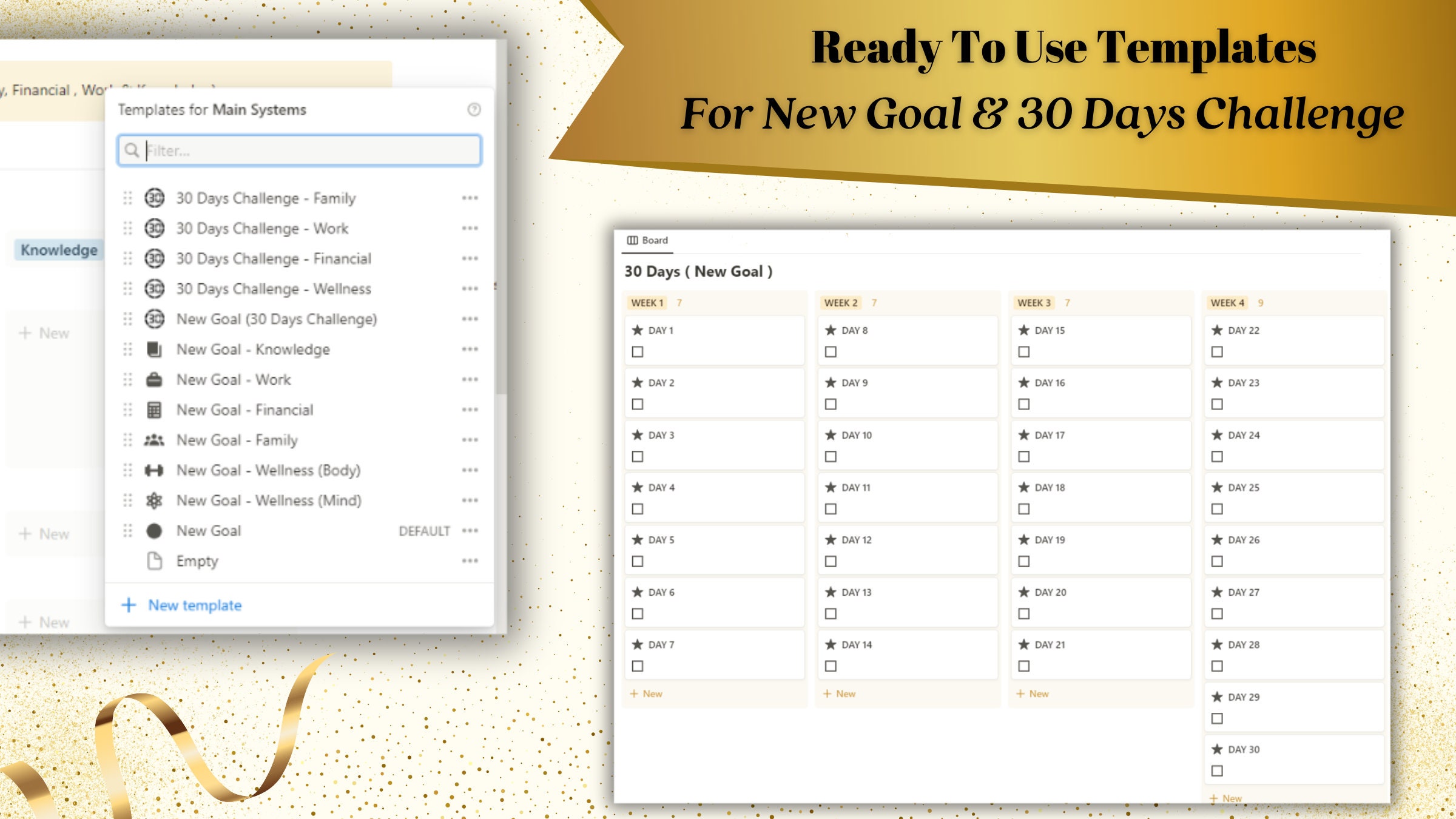 Atomic Habits Tracker Notion Habit Tracker 30 Days Challenge Financial ...