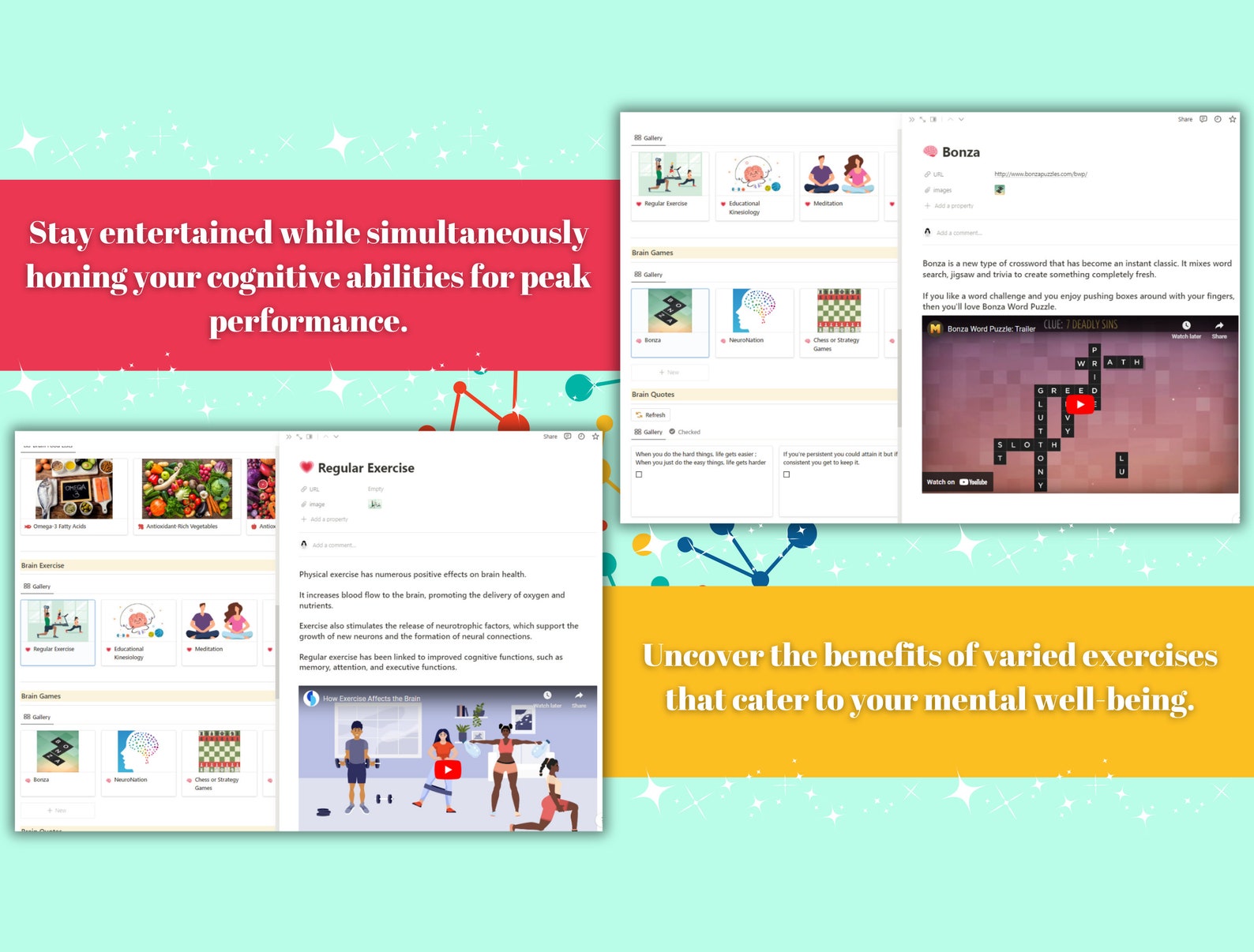 Super Brain Tracker | Notion Habit Tracker | Wellness Tracker | Notion ...