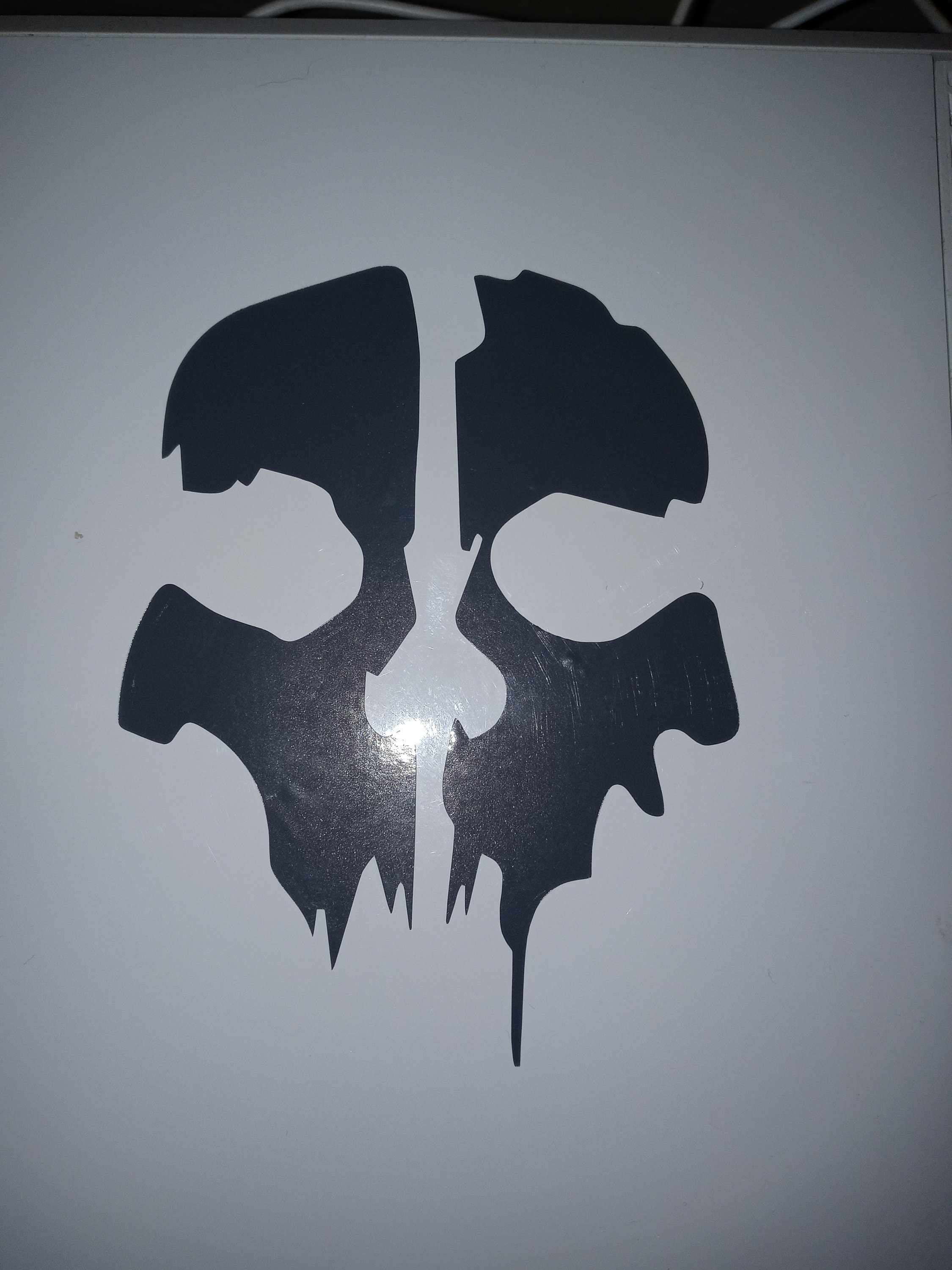 Call of Duty Ghost Mask Vinyl Decal | Etsy