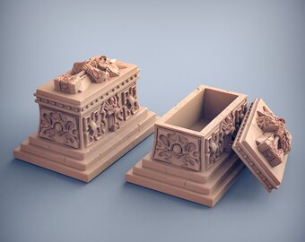 Dnd Coffin Miniature - Etsy