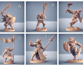 Dnd Dragonborn Miniature - Etsy