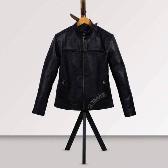 Jack Danson Alpha Male Premium Real Leather Black Jacket - Etsy