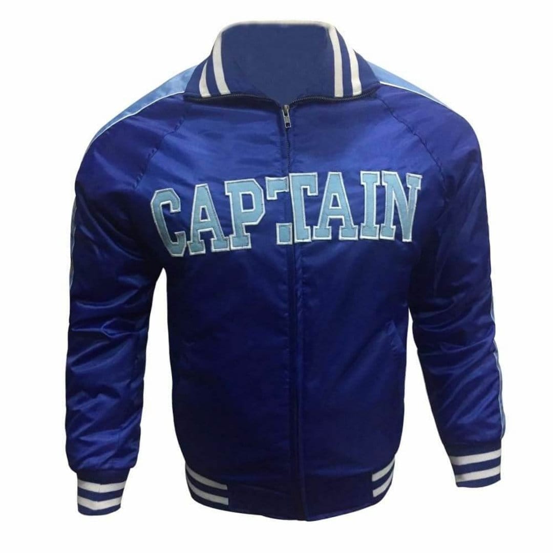 Blue Satin Bomber Jacket Mens Blue Satin Jacket Mens Blue Bomber Jacket ...