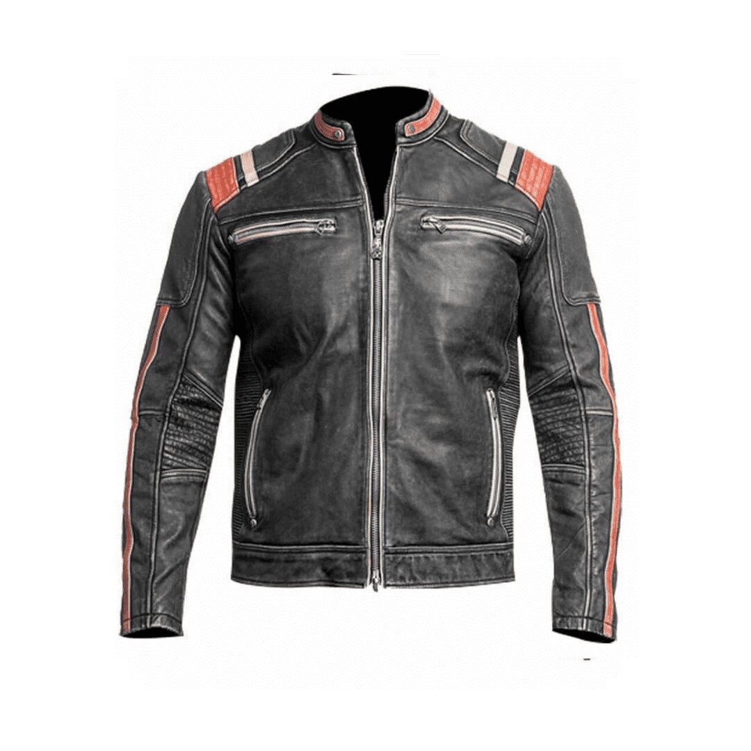 Vintage Moto Jacket Leather Motorcycle Jacket Leather Riding Jackets ...