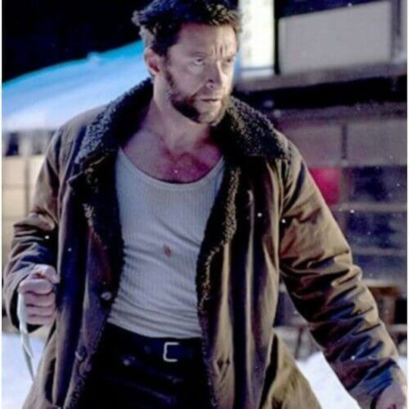 Handmade the Wolverine Hugh Jackman Leather Coat Jacket | Etsy