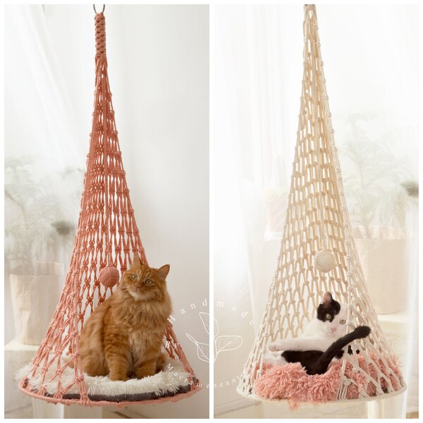 Macrame Cat Bed - Etsy