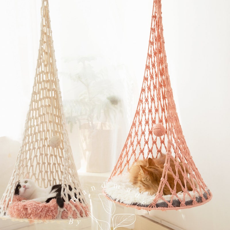 Macrame Cat Bed - Etsy