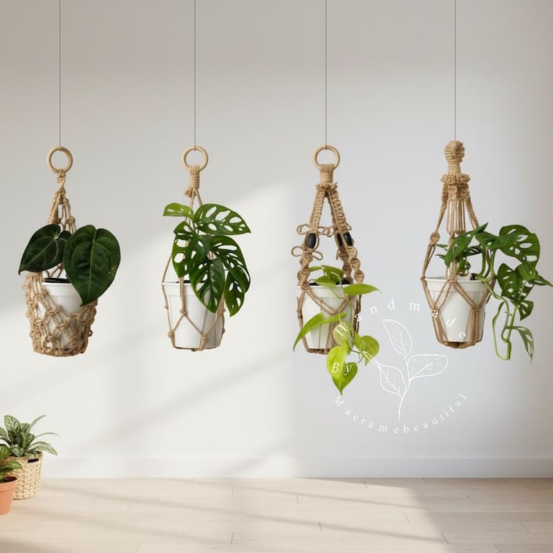 Jute Plant Wall Holder - Etsy UK
