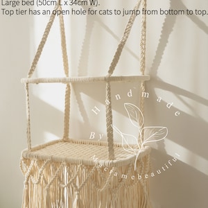 Cat Wall Furniture Modern Cat Furniture Cat Shelves Macrame Cat Hammock ...