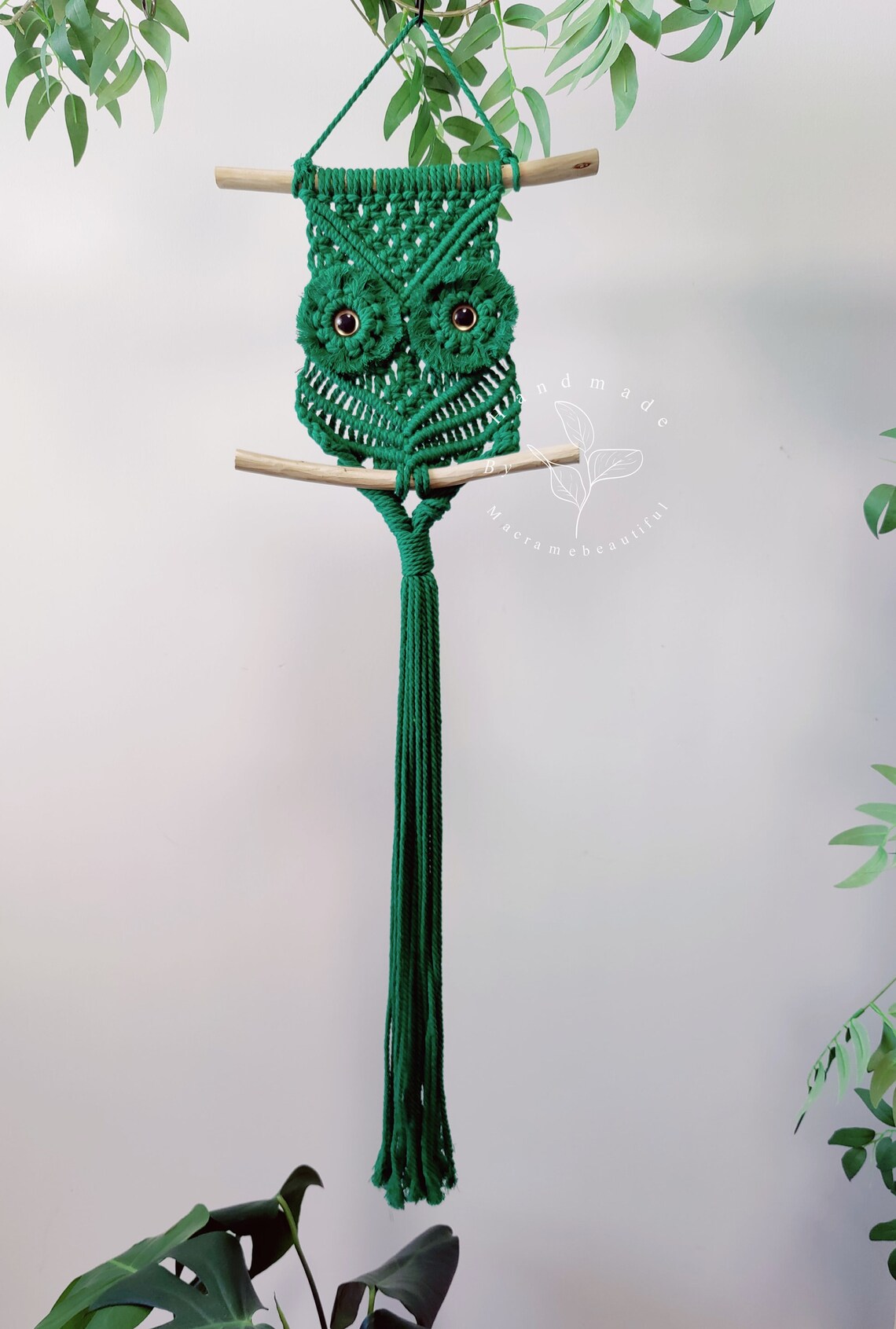 Macrame Owl Wall Hanging Nursery Fiber Wall Art Boho Owl - Etsy