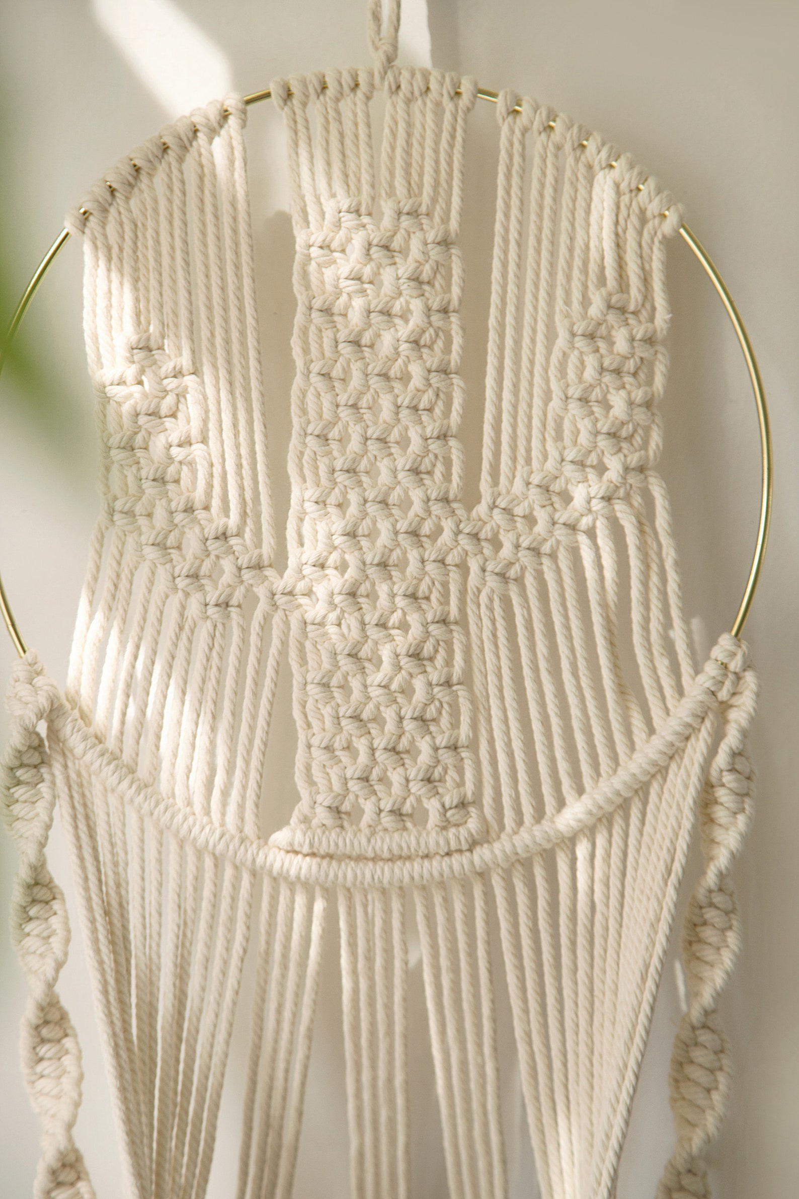 Macrame Plant Hanger Rope Hanging Planter Wall Planter Indoor - Etsy