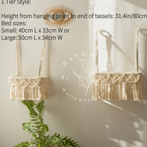 Cat Wall Furniture Modern Cat Furniture Cat Shelves Macrame Cat Hammock ...