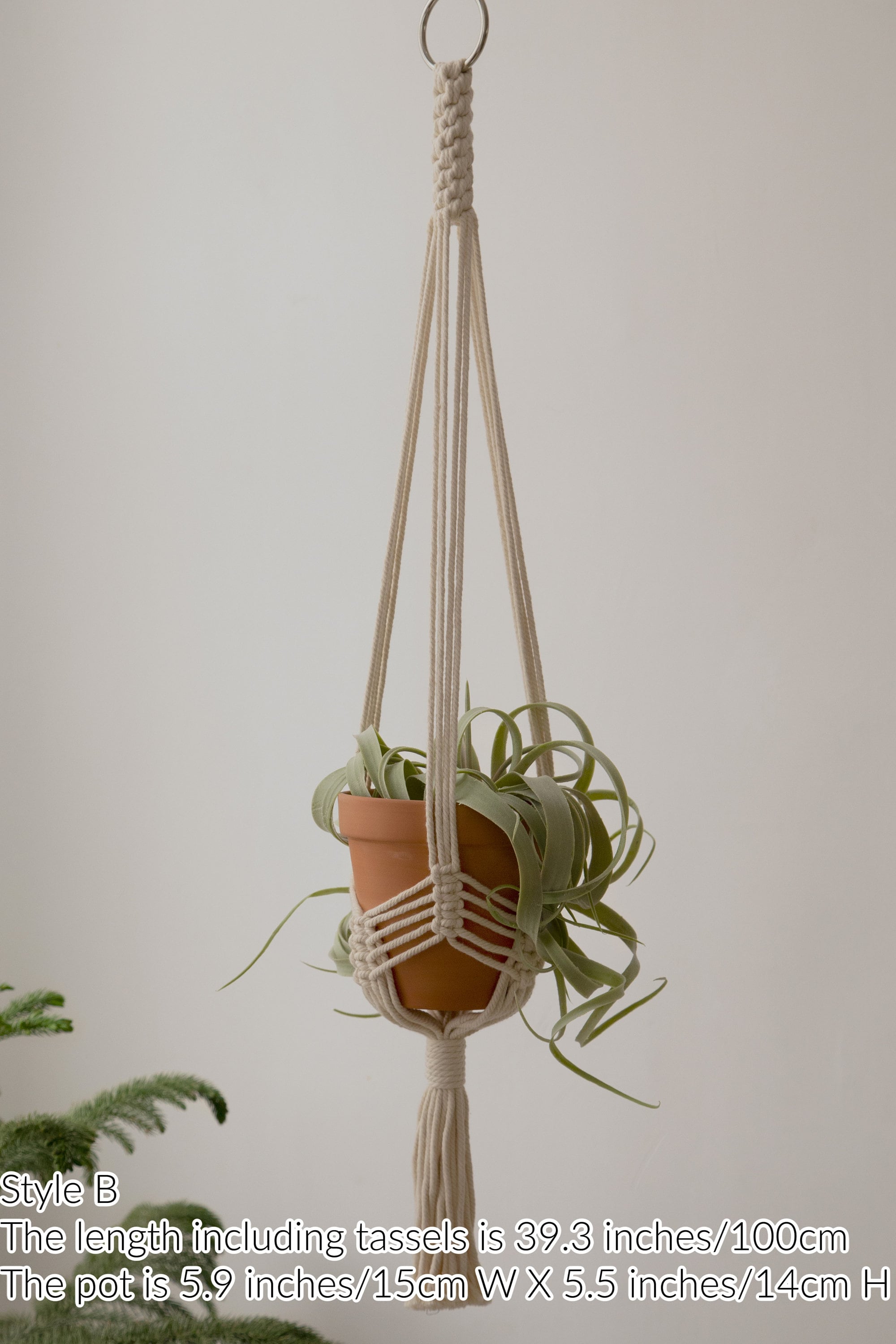 Macrame plant hanger Indoor garden decor hanging planter | Etsy