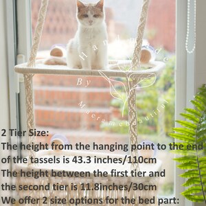 Cat Window Perch Macrame Cat Hammock Window Cat Seat Window - Etsy