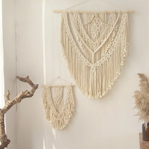 Large Macrame Wall Hanging Boho Bedroom Decor Over the Bed - Etsy