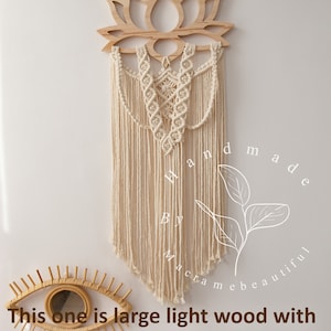 Lotus Macrame Wall Hanging Macrame Lotus Dreamcatcher Lotus Flower Wall Decor Boho Wall Art Yoga ...