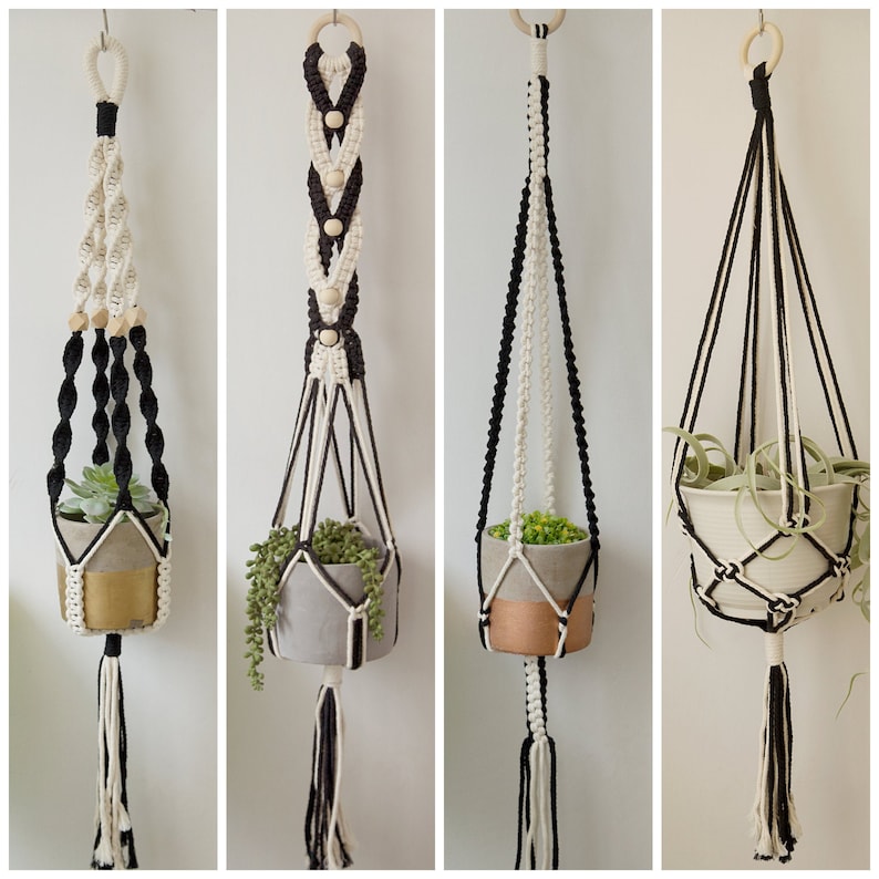 Macrame Plant Hanger Indoor Garden Decor Large Hanging - Etsy