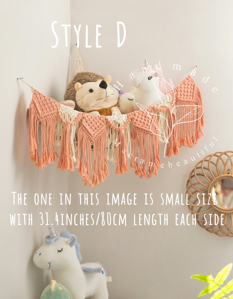 Toy Hammock Stuffed Animal Storage Stuffed Animal Hammock Corner Toy ...